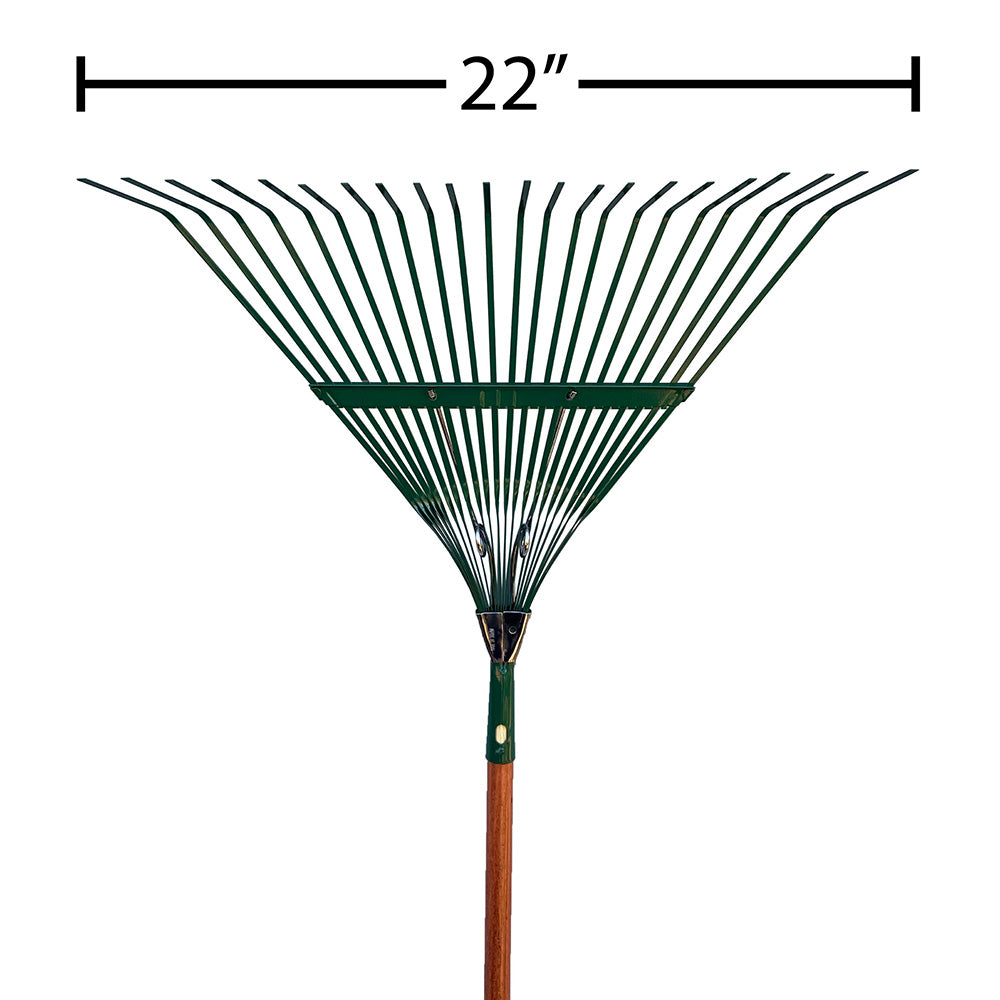 22" Metal Spring Rake | C&J Gardening Center